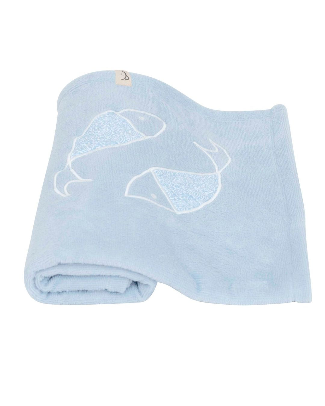 Toalla CACHEMIR Celeste - Calamaro – Tienda Grumetes Moda Infantil